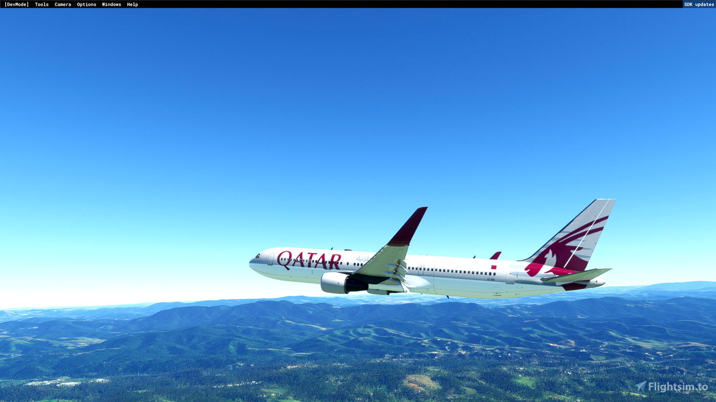QATAR 767-300 WINGLETS 8K для Microsoft Flight Simulator | MSFS