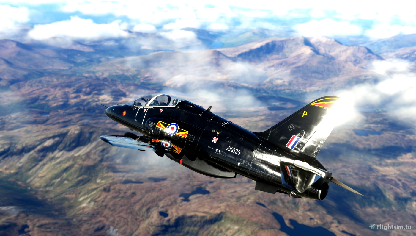 RAF 4 Sqn Hawk T.1A (Fictional) for Microsoft Flight Simulator | MSFS