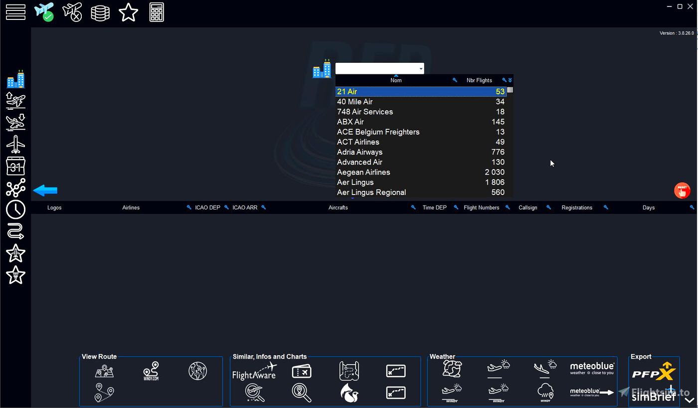 Random Flight Database for Microsoft Flight Simulator | MSFS