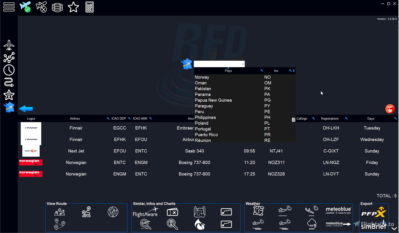 Random Flight Database for Microsoft Flight Simulator | MSFS