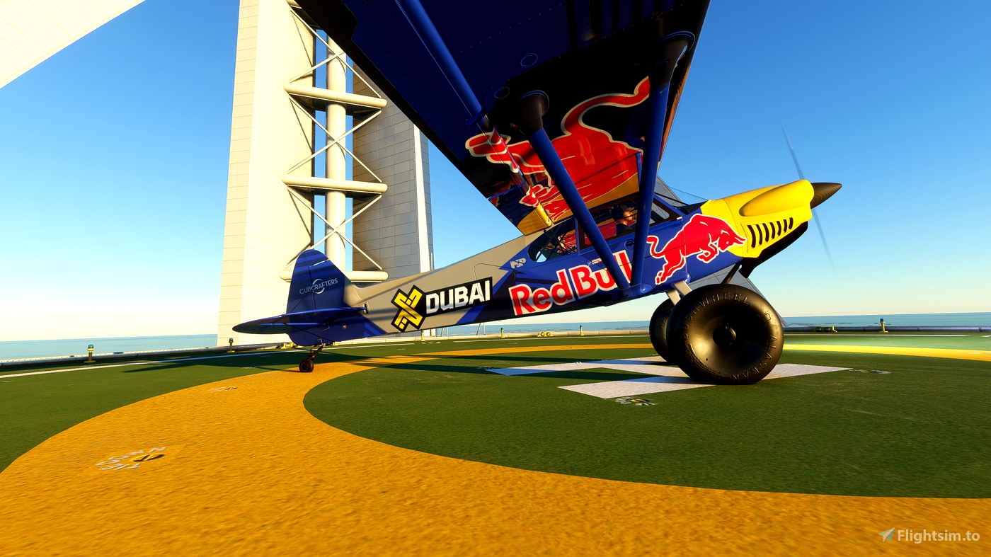 RED BULL DUBAI FOR CubCrafter X-cub for Microsoft Flight Simulator | MSFS