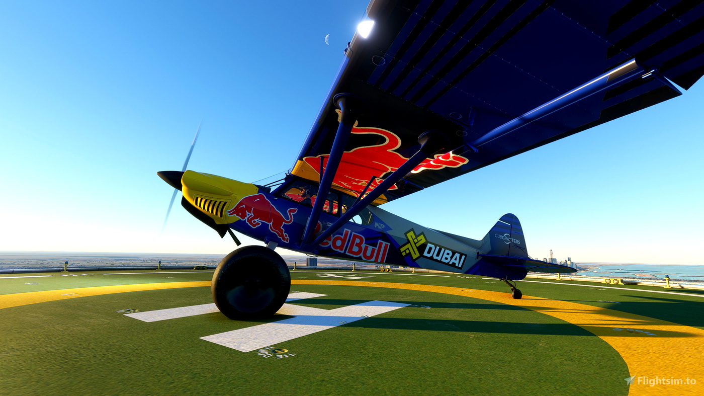 RED BULL DUBAI FOR CubCrafter X-cub for Microsoft Flight Simulator | MSFS
