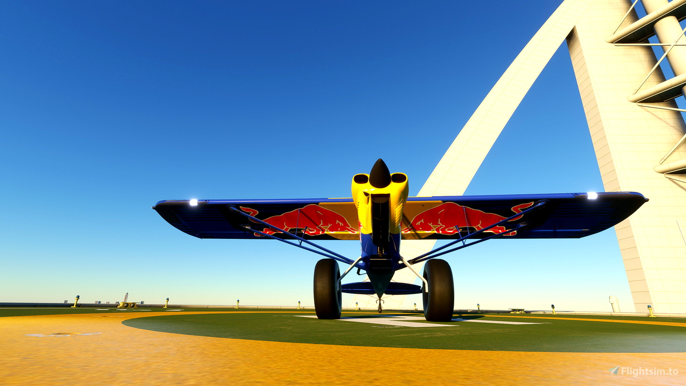 RED BULL DUBAI FOR CubCrafter X-cub for Microsoft Flight Simulator | MSFS