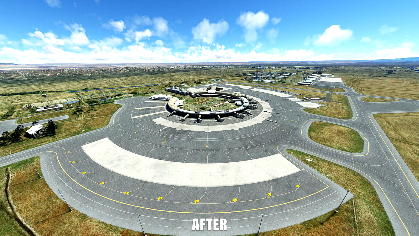 Remove Static Aircraft FSDG Nairobi for Microsoft Flight Simulator | MSFS