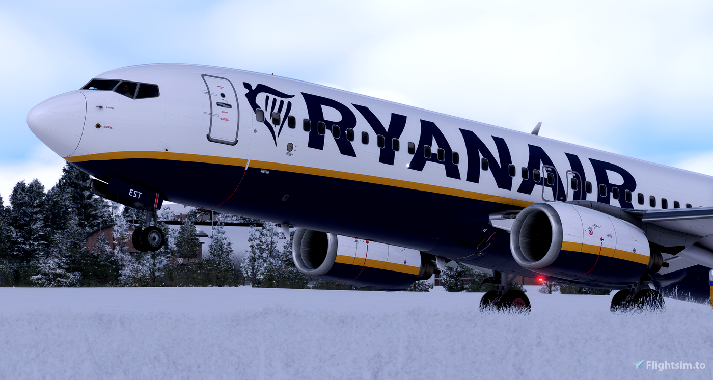 Ryanair DAC Livery - EI-EST for Microsoft Flight Simulator | MSFS