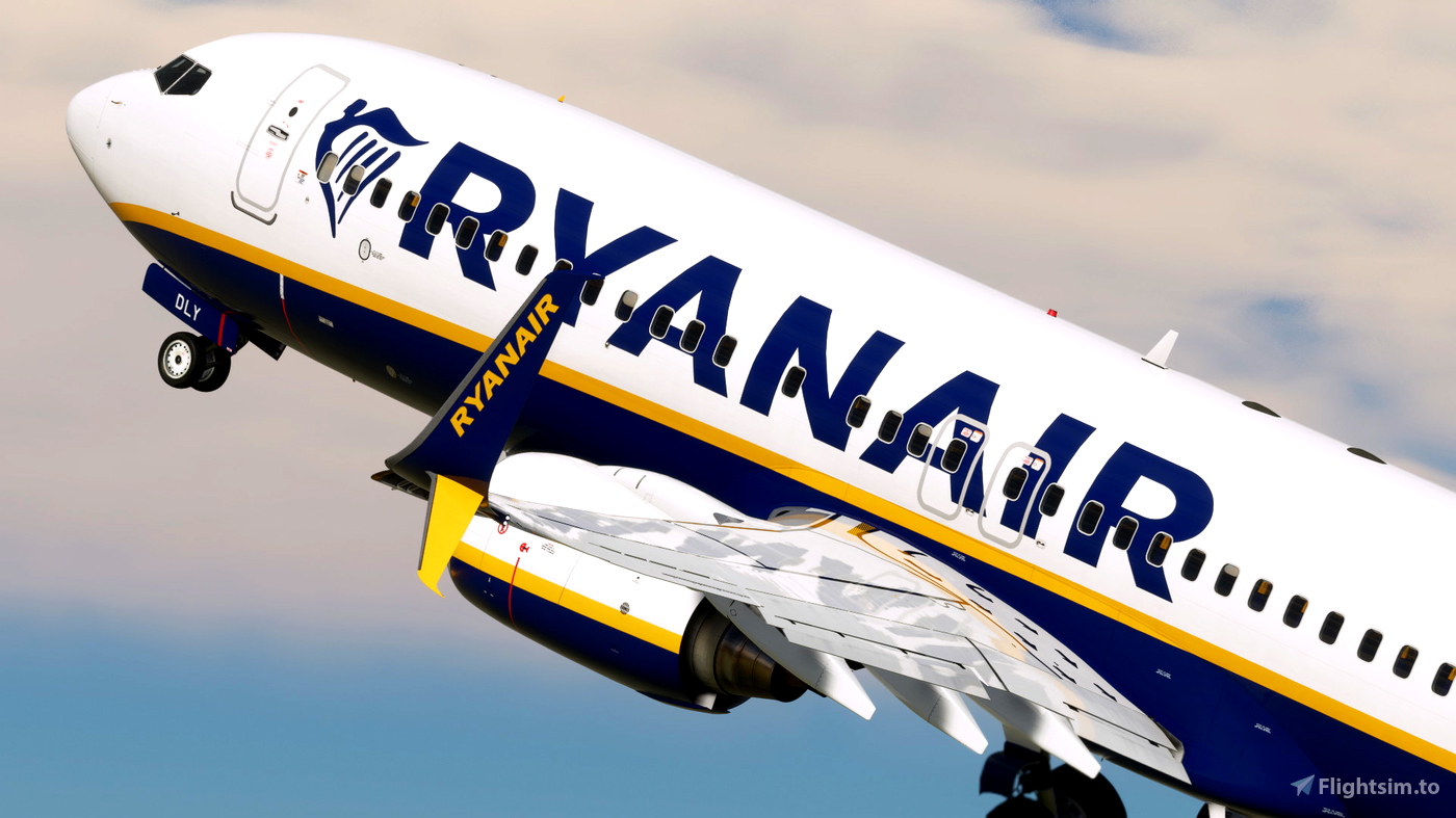 Ryanair (Split Scimitar Packs) - PMDG 737-800 for Microsoft Flight Simulator | MSFS