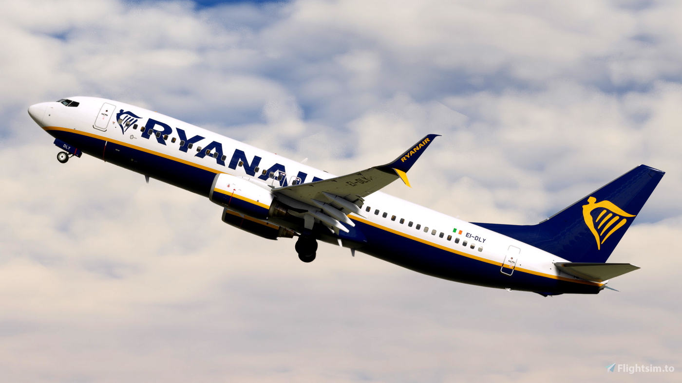 Ryanair (Split Scimitar Packs) - PMDG 737-800 for Microsoft Flight Simulator | MSFS