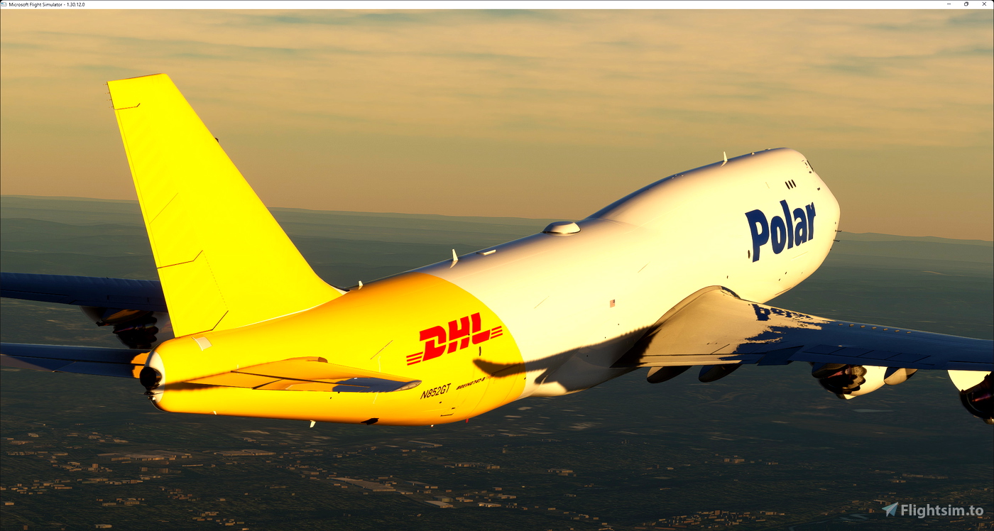 Salty Simulations | Boeing 747-8F | Polar / DHL | N852GT for Microsoft ...