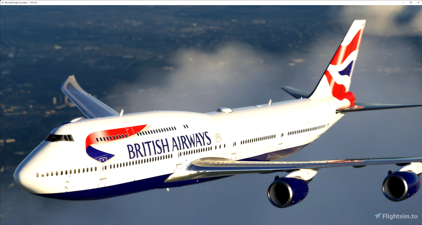 Salty Simulations | Boeing 747-8i | BRITISH AIRWAYS | G-CIVF for ...