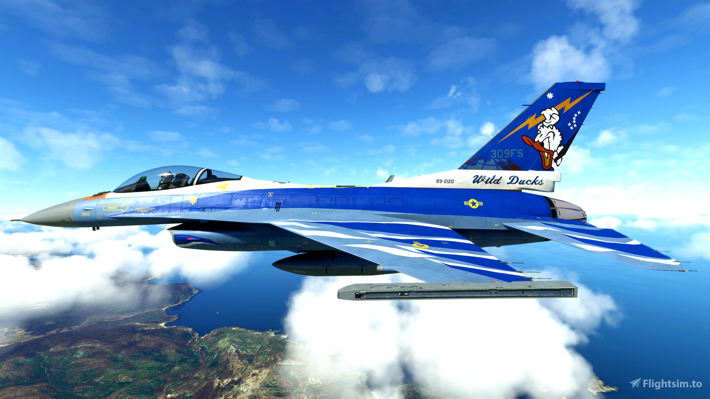 SC Designs F-16 USAF 309th FS - Wild Ducks for Microsoft Flight ...