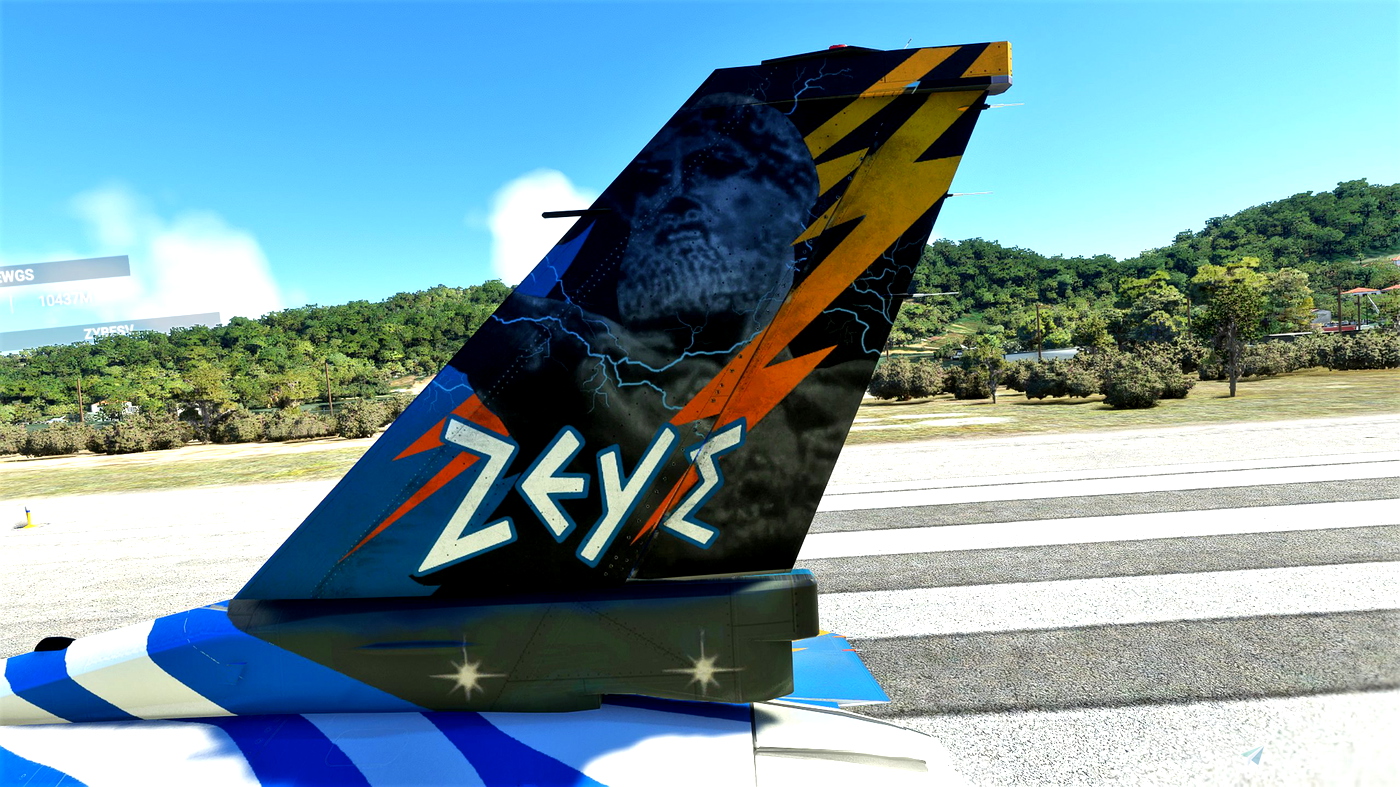 SC Designs F-16C Hellenic Air Force Demo Team “Zeus” for Microsoft ...