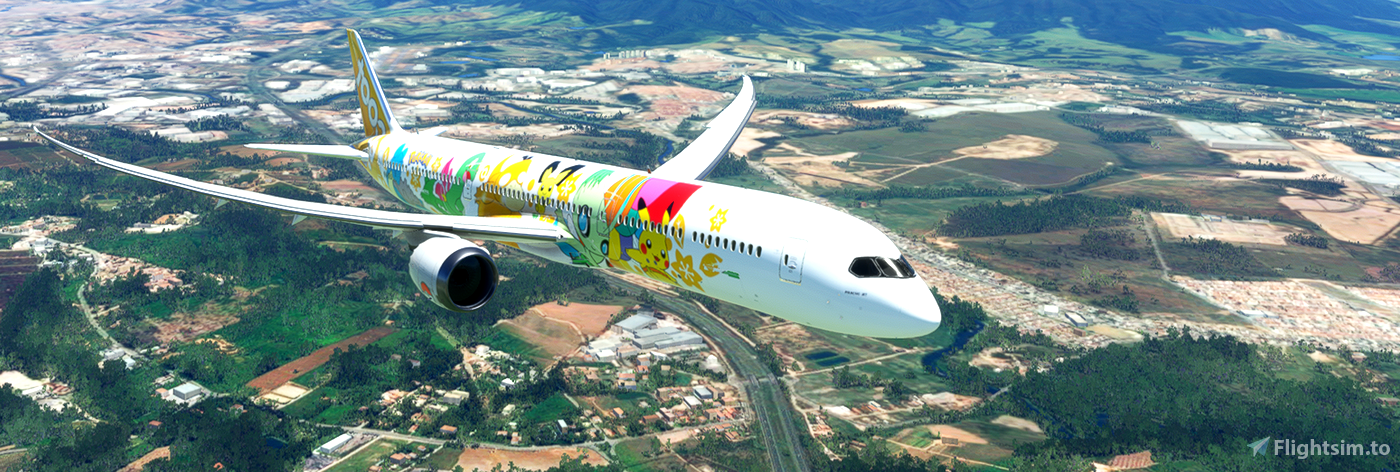 SCOOT POKEMON 787-10 for Microsoft Flight Simulator | MSFS