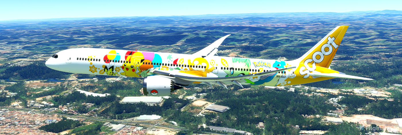 SCOOT POKEMON 787-10 for Microsoft Flight Simulator | MSFS