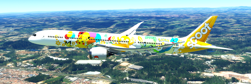SCOOT POKEMON 787-10 for Microsoft Flight Simulator | MSFS
