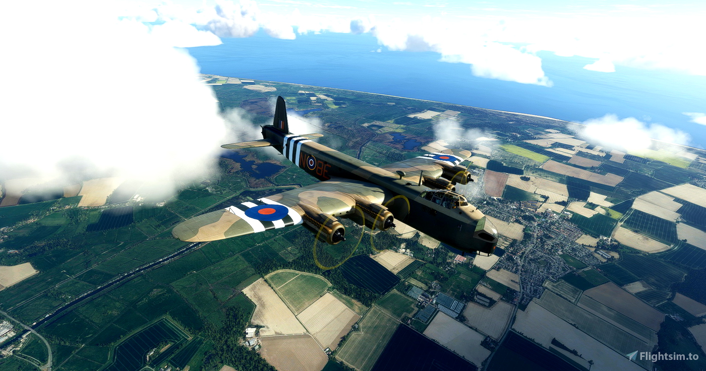 Short Stirling Mk Iv Lk137 8e N No 245 Sqn For Microsoft Flight Simulator Msfs