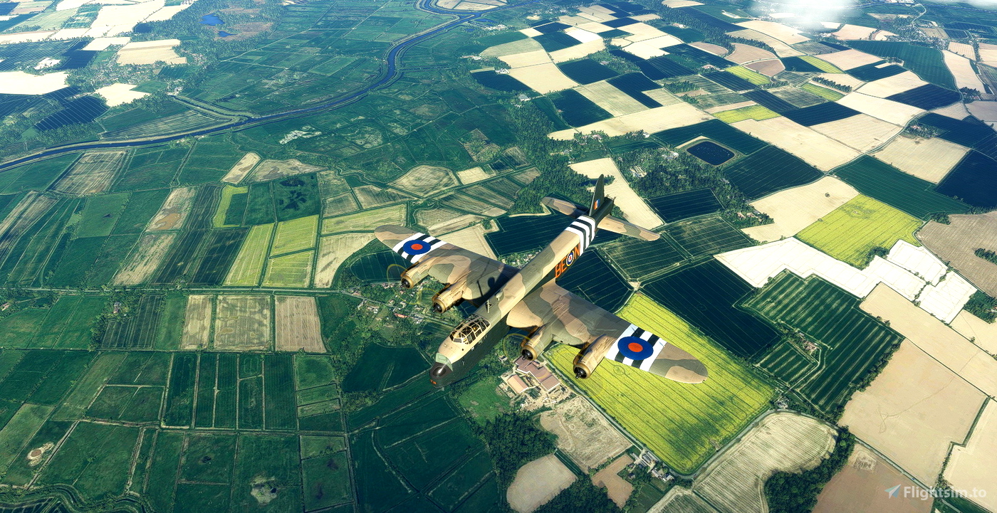 Short Stirling Mk Iv Lk137 8e N No 245 Sqn For Microsoft Flight