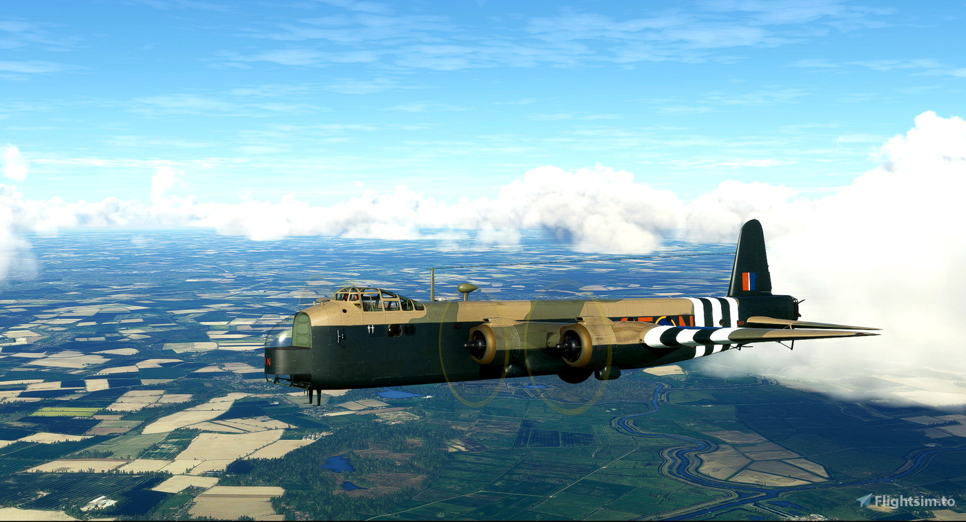 Short Stirling Mk Iv Lk137 8e N No 245 Sqn For Microsoft Flight