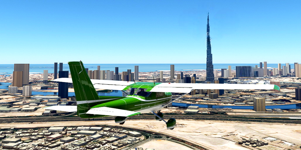 Short VFR - UAE - Dubai - Burj Khalifa Tower 对于 Microsoft Flight ...