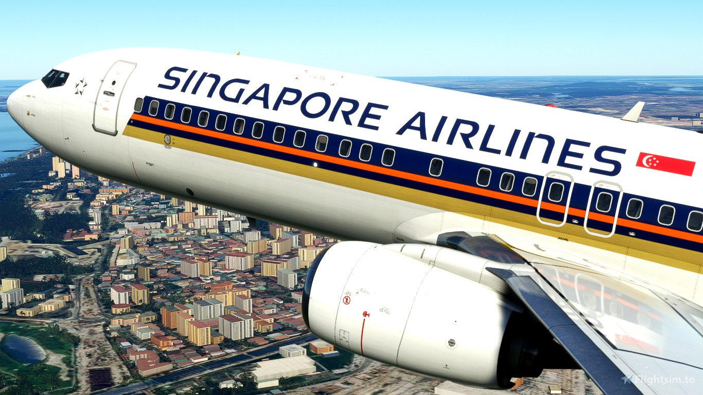 Singapore Airlines 9V-MGA for Microsoft Flight Simulator | MSFS