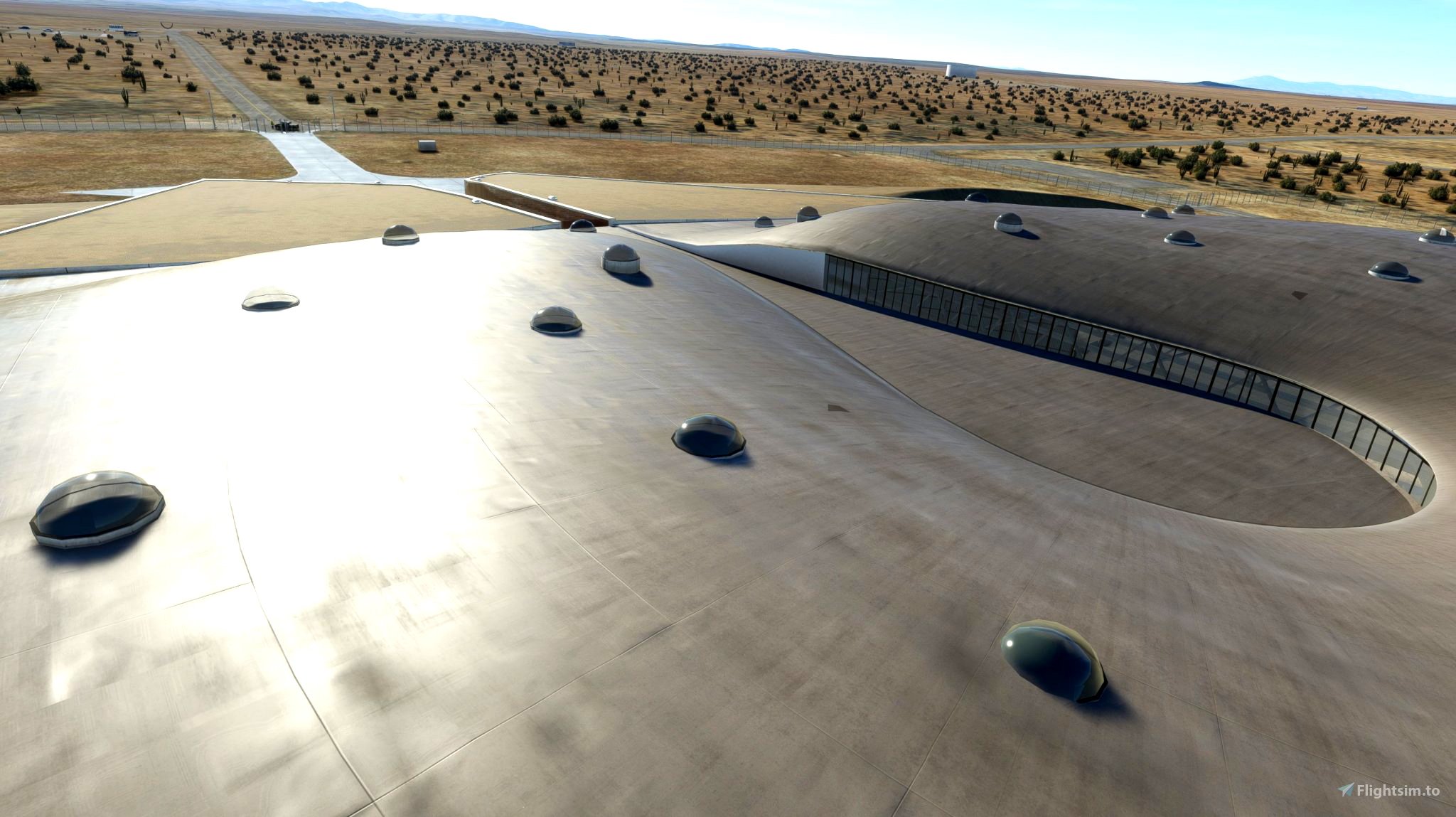 UK2000 Scenery | Spaceport America for MSFS