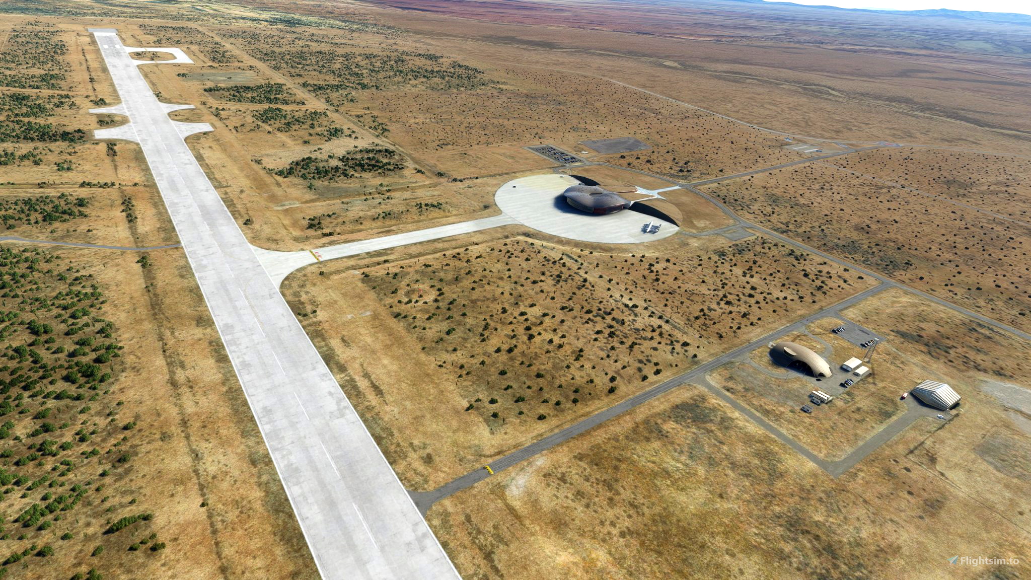 UK2000 Scenery | Spaceport America for MSFS