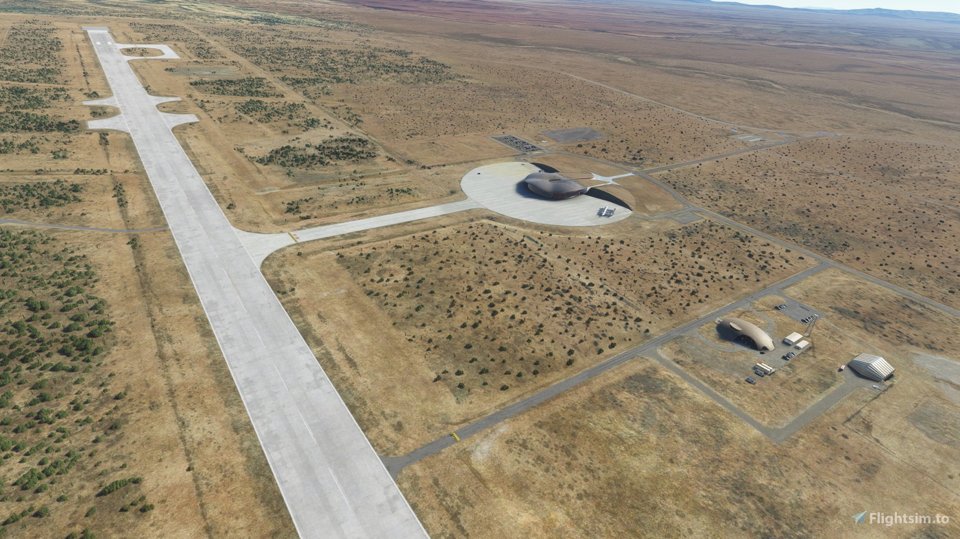 UK2000 Scenery - Spaceport America for Microsoft Flight Simulator | MSFS