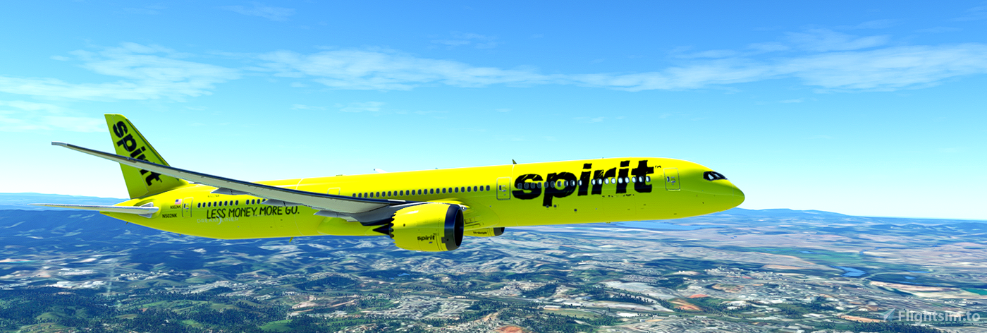 SPIRIT N502NK for Microsoft Flight Simulator | MSFS