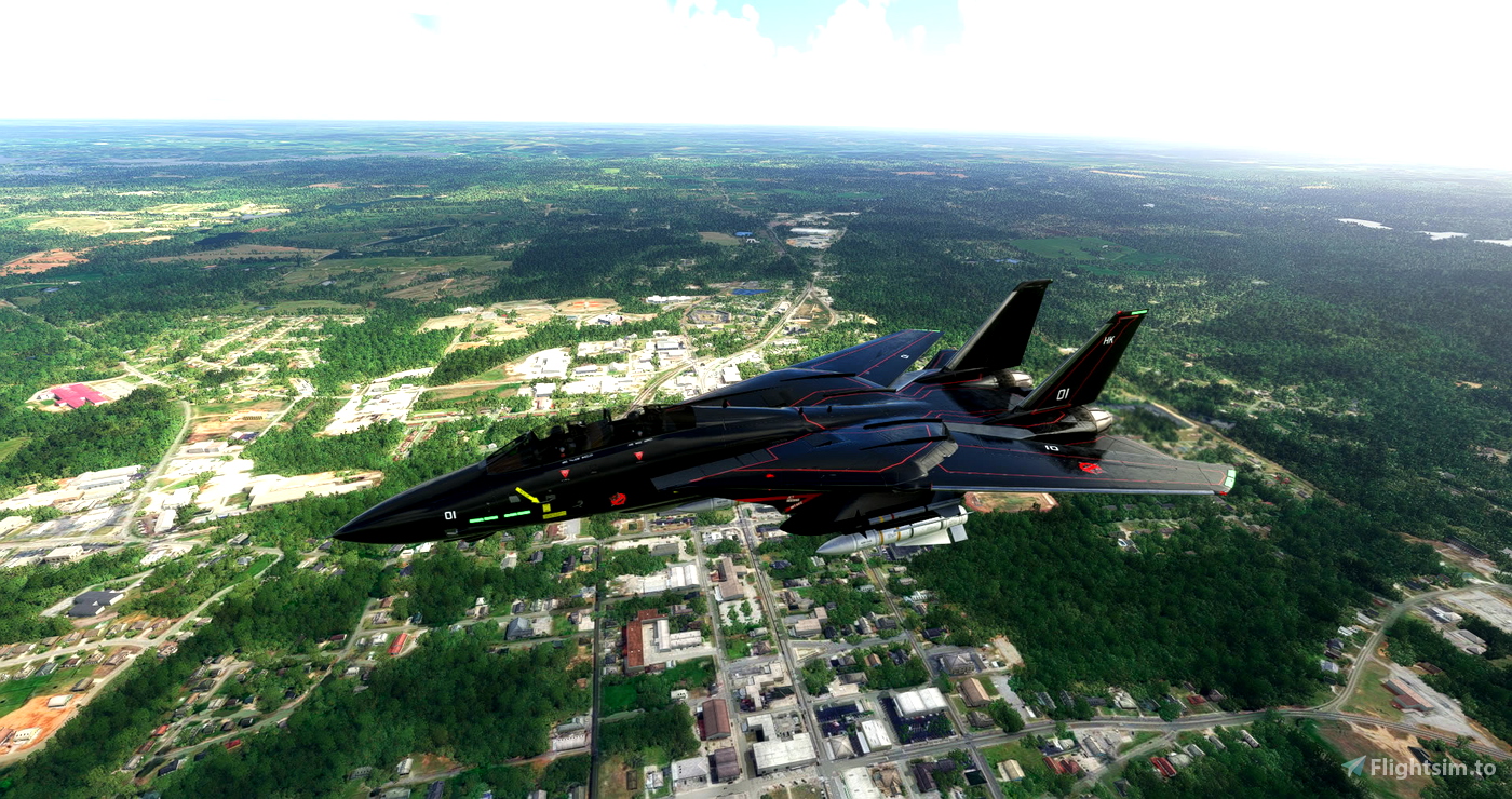 Stranger Things Paint Schemes for DC Designs F-14 のために Microsoft Flight Simulator | MSFS