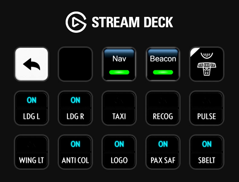 Stream Deck 15-Button AAO Profile for Cessna Citation Longitude for ...
