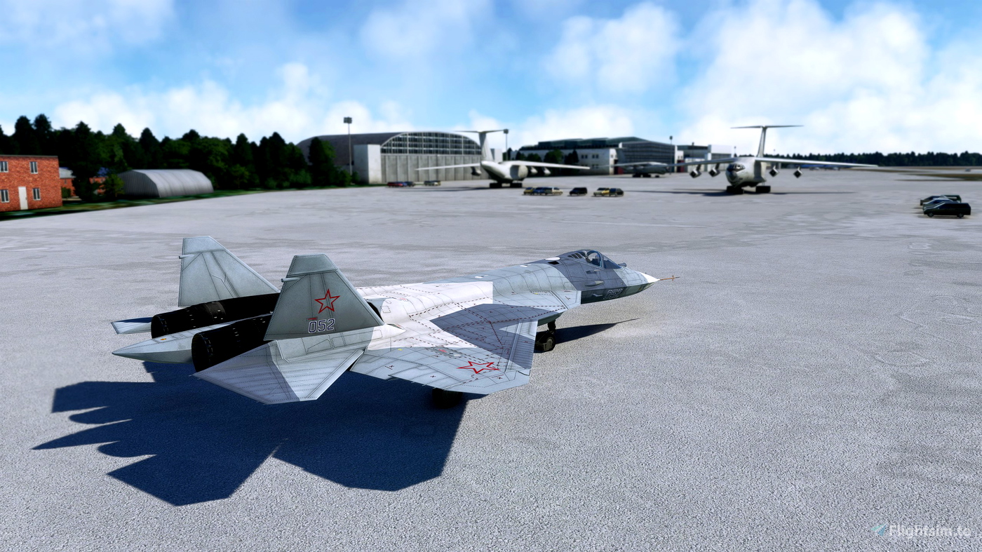 Sukhoi Su-57 prototype T-50 for Microsoft Flight Simulator | MSFS