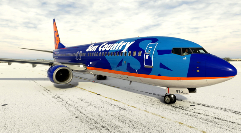 Sun Country N820SY SSW PMDG 737-800 4K w/ PMDG Config for Microsoft ...