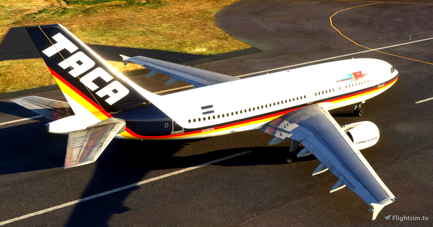 TACA "1966 livery" IniBuilds A310-300 for Microsoft Flight Simulator | MSFS