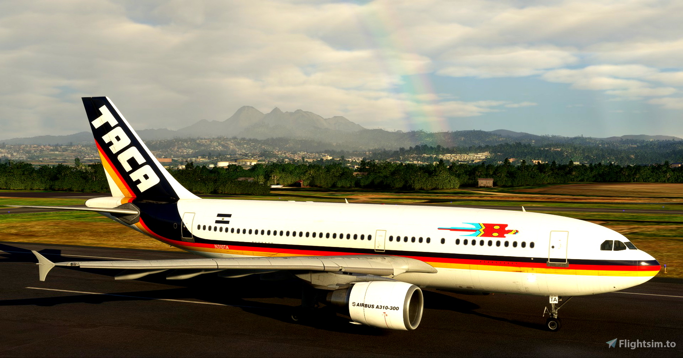 TACA "1966 livery" IniBuilds A310-300 for Microsoft Flight Simulator | MSFS