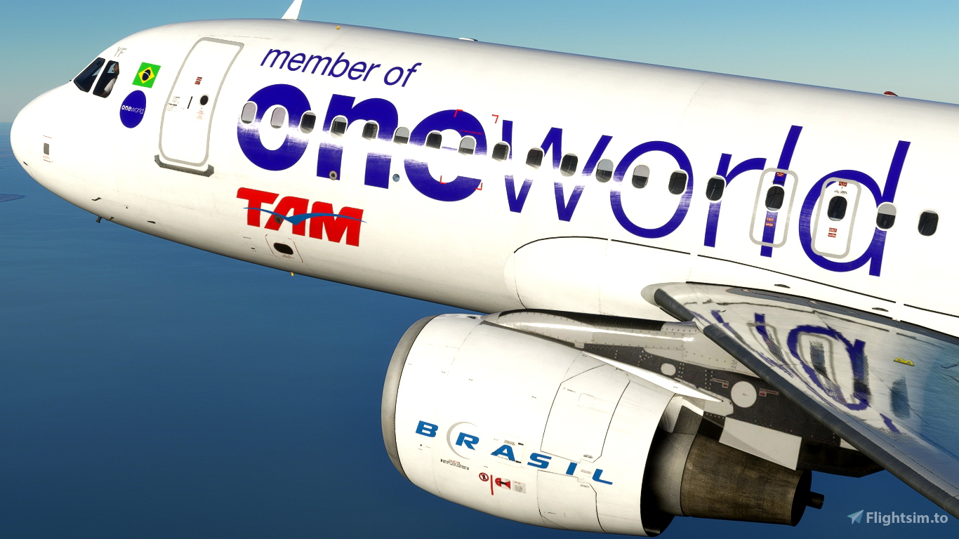 TAM Linhas Aéreas (oneworld) PR-MYF for Microsoft Flight Simulator | MSFS