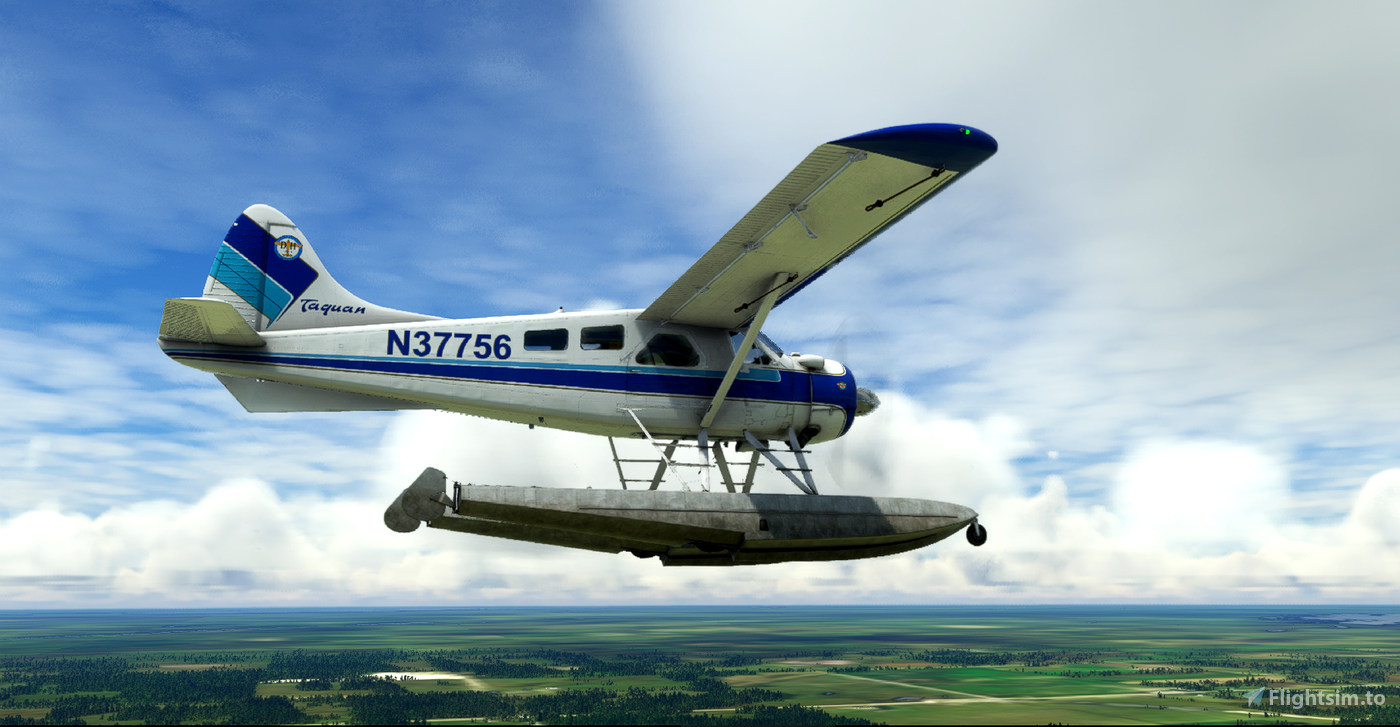 Taquan Air | N37756 | DHC-2 Beaver | 4K Resolution for Microsoft Flight ...