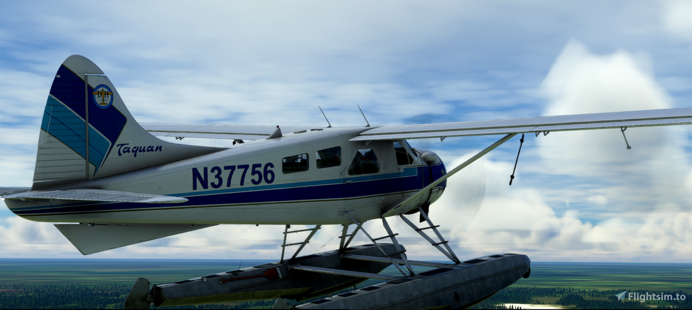 Taquan Air | N37756 | DHC-2 Beaver | 4K Resolution for Microsoft Flight ...