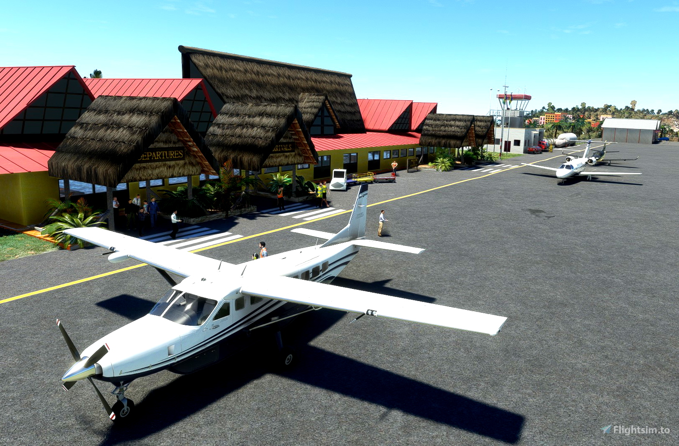 TVSC CANOUAN AIRPORT + HARBORD for Microsoft Flight Simulator | MSFS