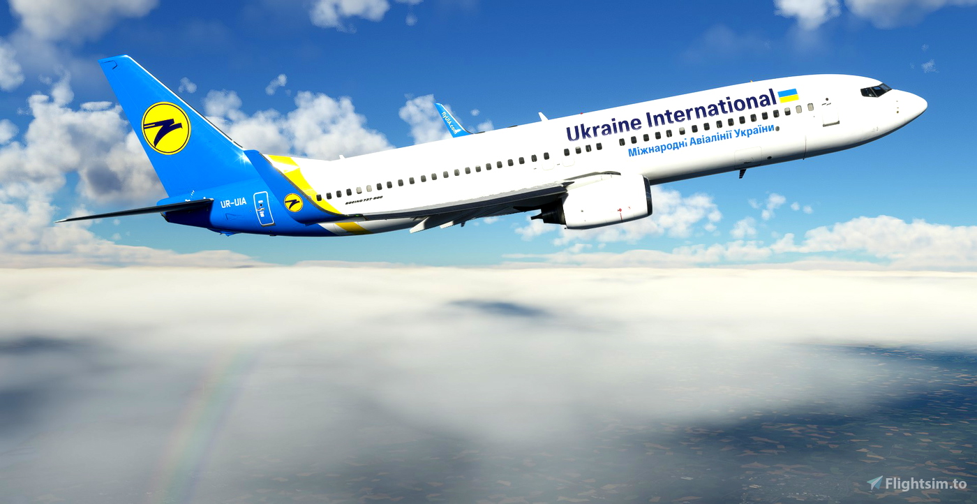 Ukraine International Airlines "UR-UIA" PMDG B737-800 for Microsoft ...