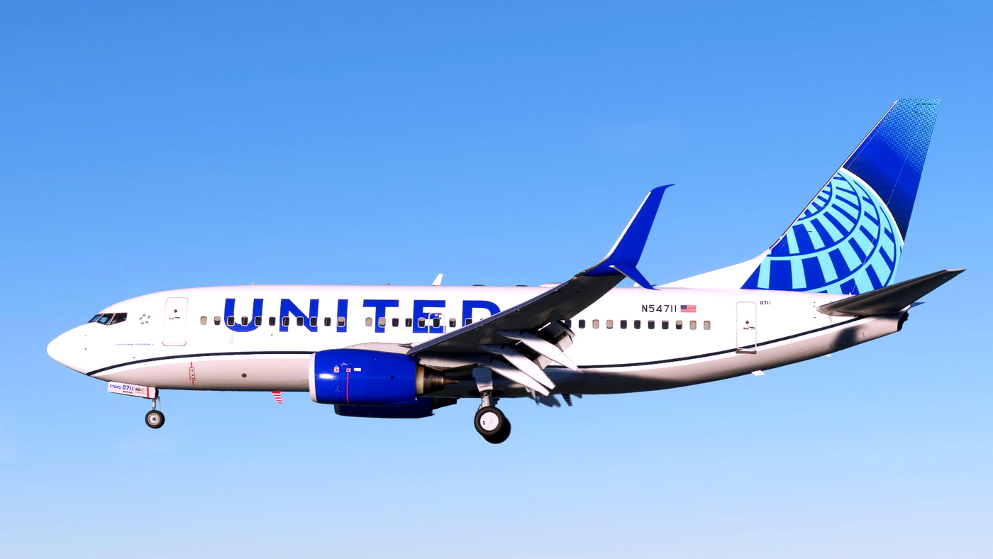 United Airlines [4K] N54711 - PMDG 737-700 for Microsoft Flight ...