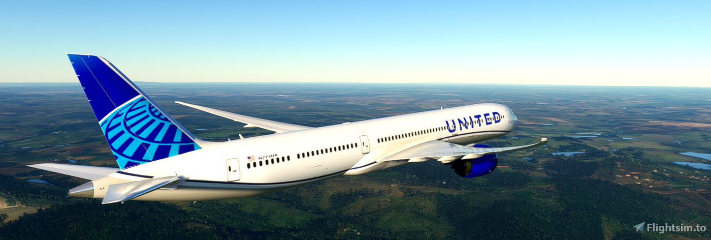 United Airlines B787 COLORS for Microsoft Flight Simulator | MSFS