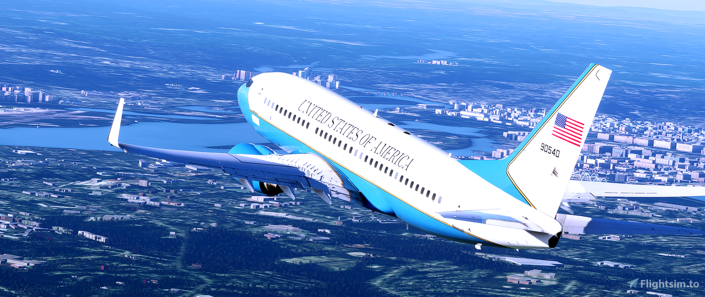 United States Air Force BBJ | 90540 | PMDG 737-700 BBJ for Microsoft ...