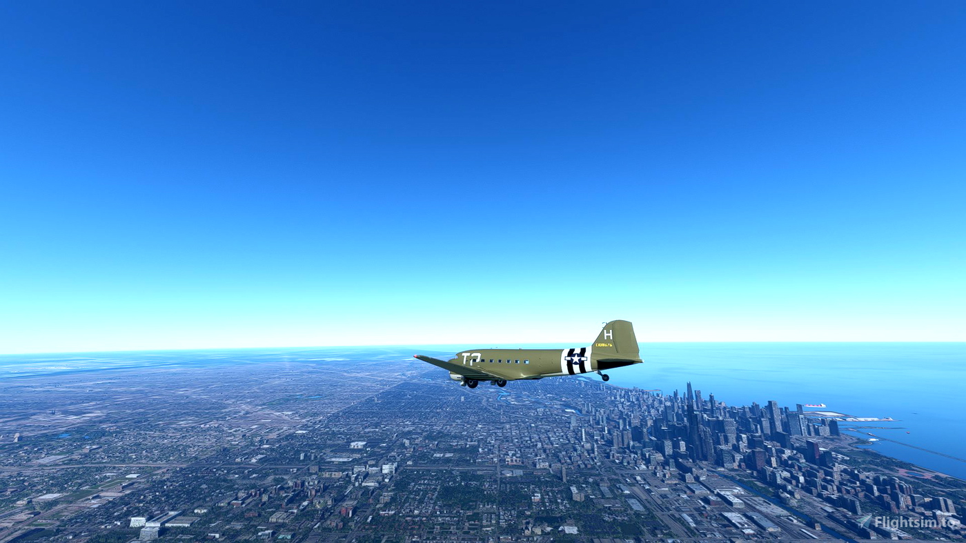 US army air corps DC-3/C47 for Microsoft Flight Simulator | MSFS