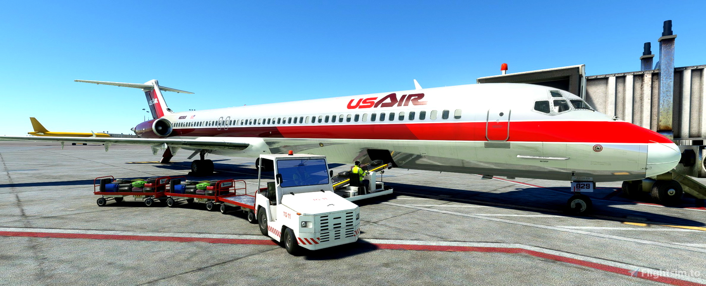 USAir MD80 (Red Livery) for Microsoft Flight Simulator | MSFS
