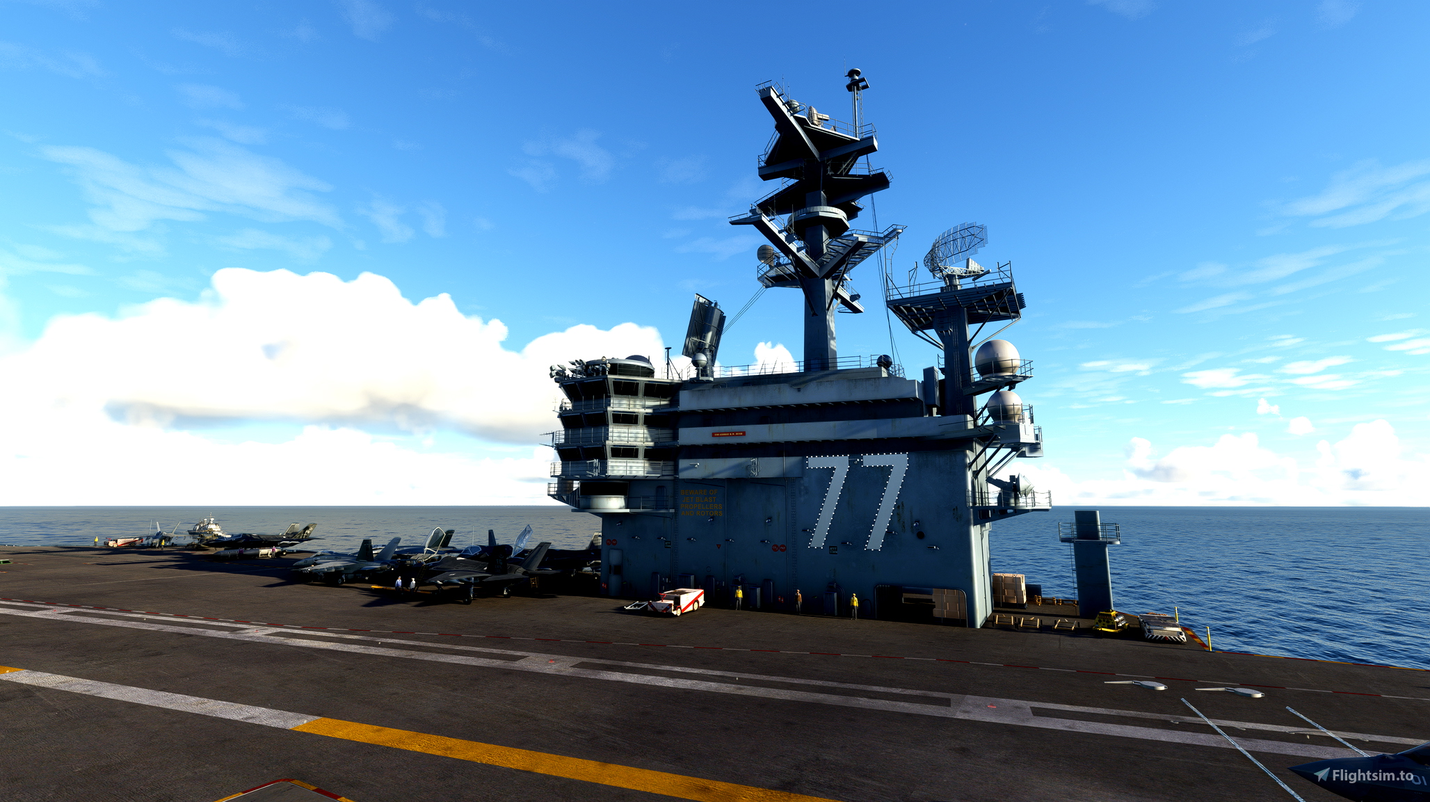 Miltech Simulations | USS GEORGE H. W. BUSH (CVN-77) for MSFS