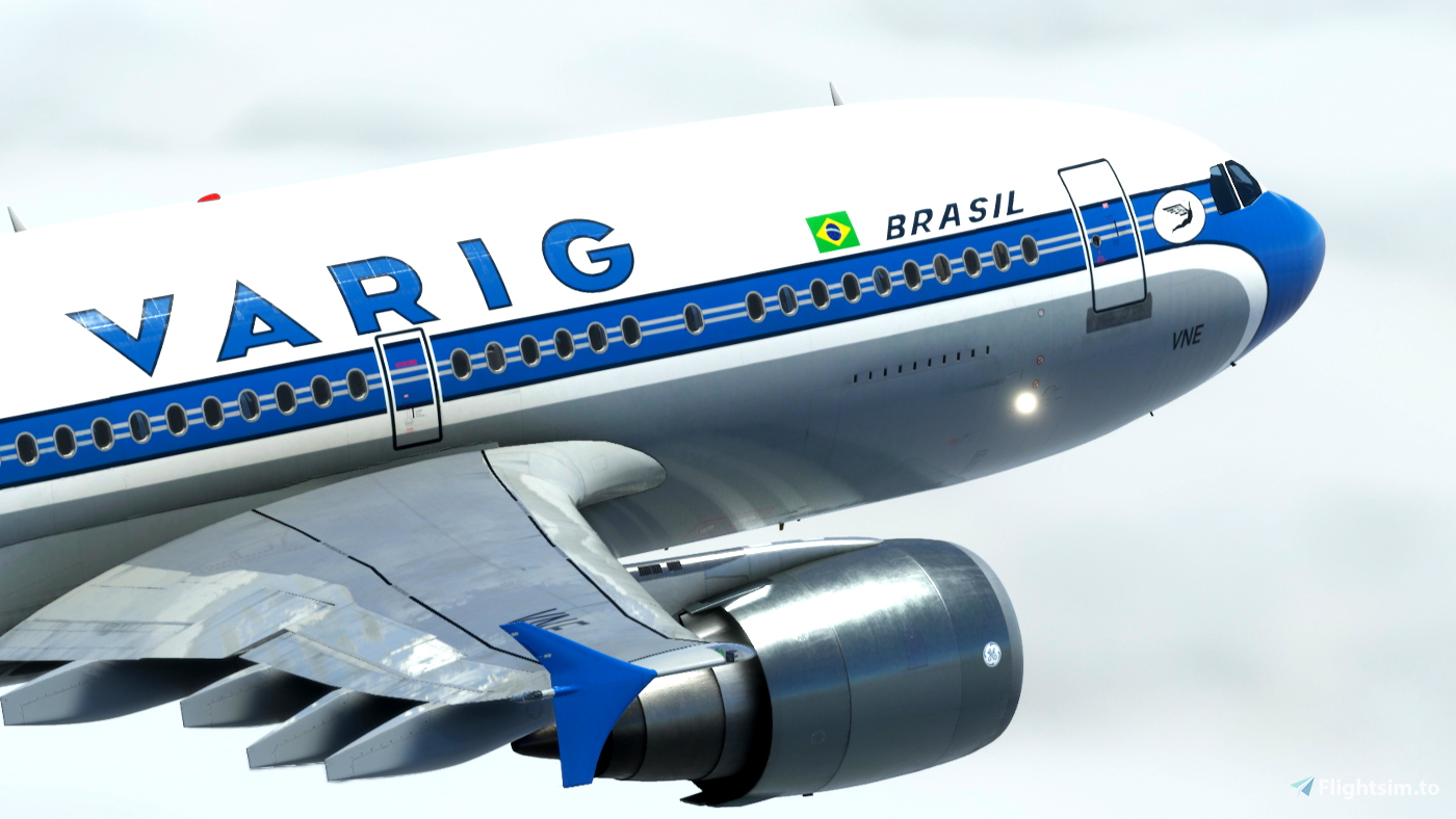 Varig PP-VNE (Fictional) - IniBuilds A310 for Microsoft Flight ...