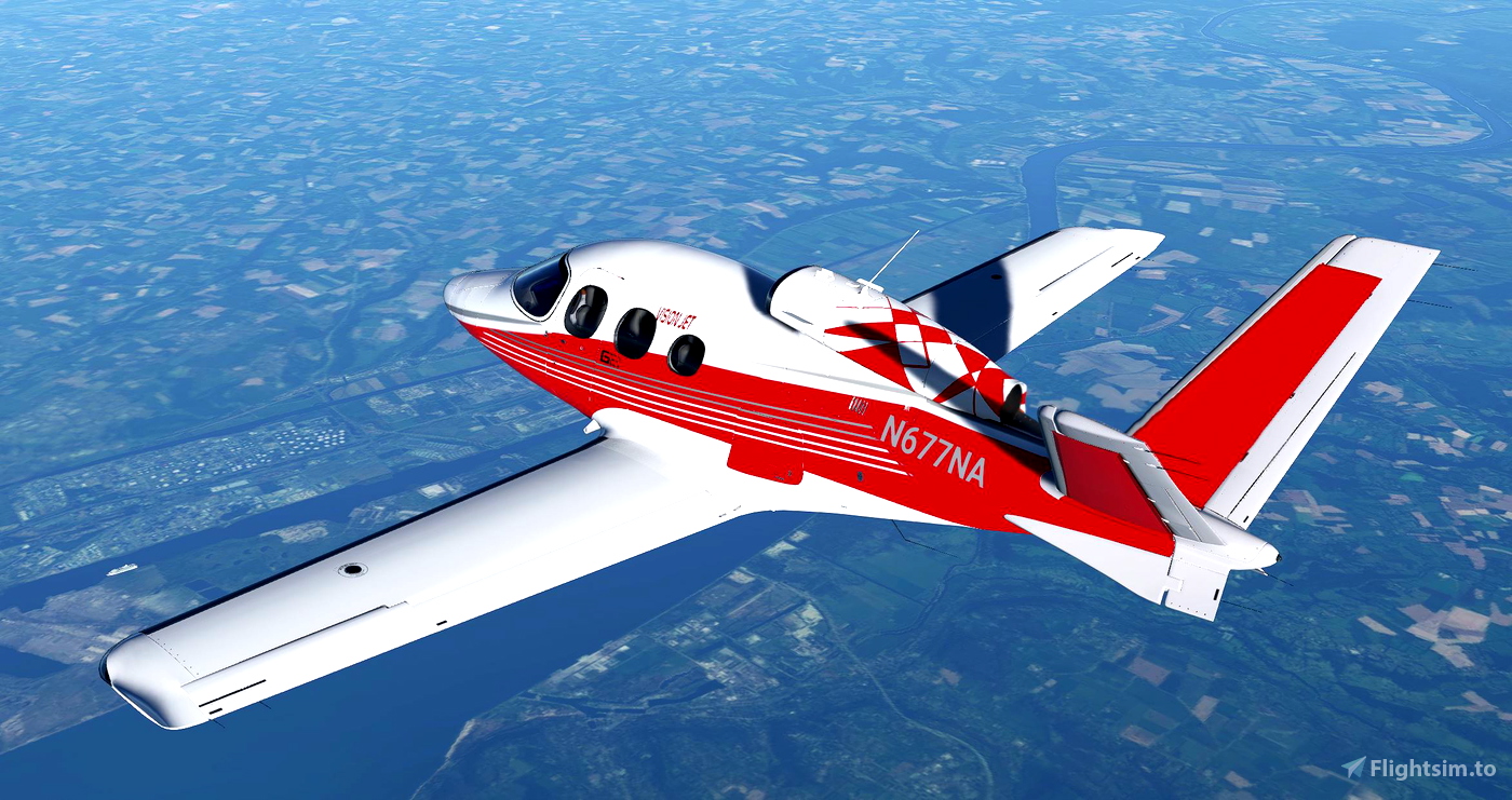 visionjet-livery-N677NA pro Microsoft Flight Simulator | MSFS