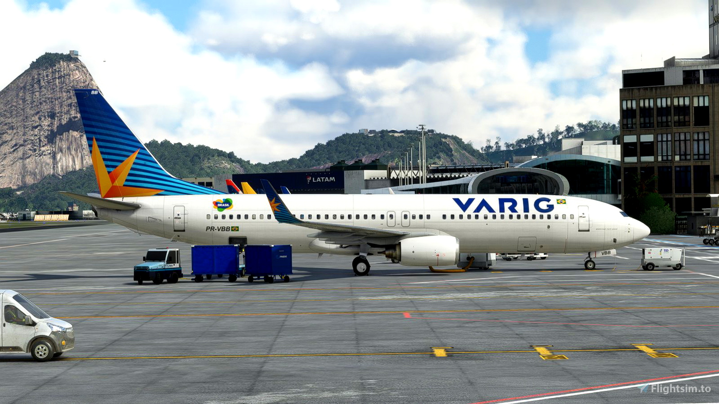 (VRG) VARIG Linhas Aéreas - (PR-VBB) - 8k-resolution - PMDG 737-800 for ...
