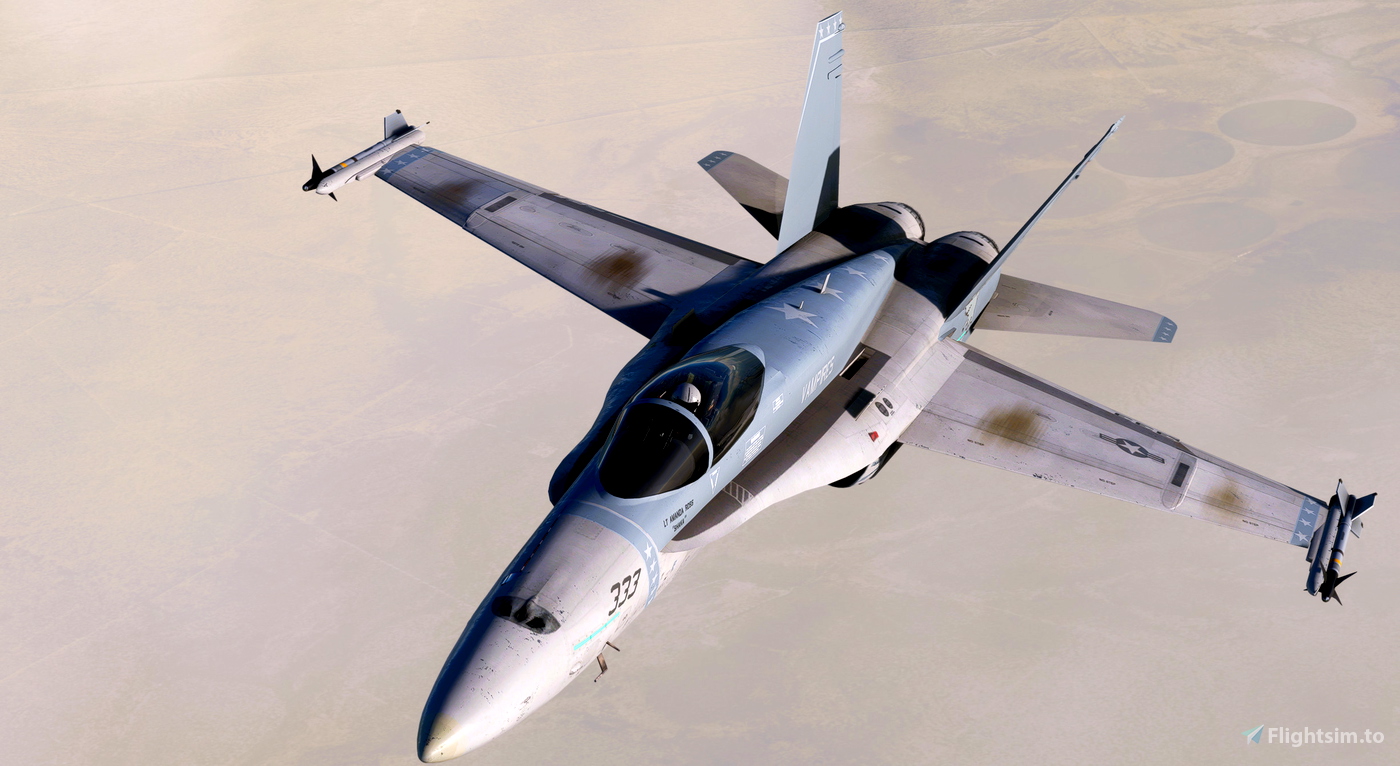 VX-9 Vampires Triple 3 Weathered Skin (V1.1) for Microsoft Flight ...