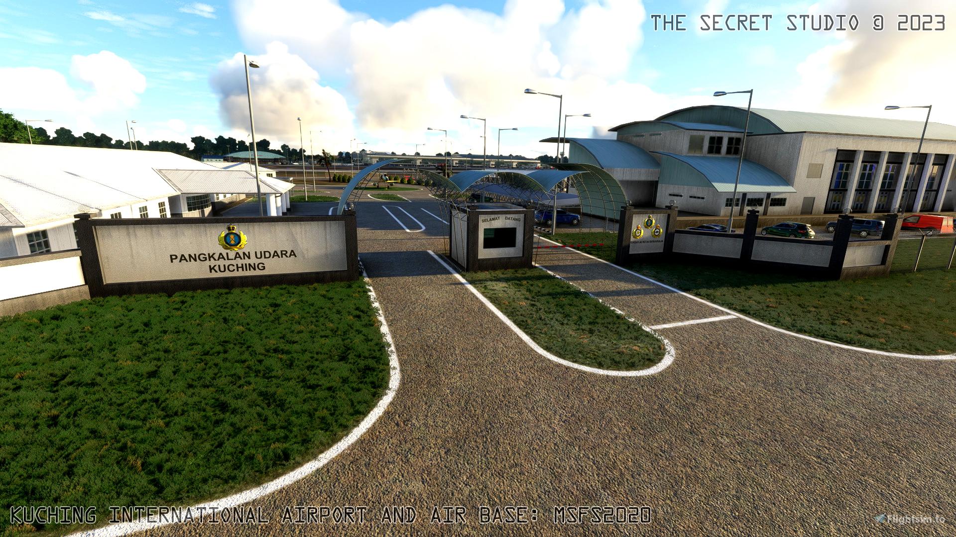 The Secret Studio | WBGG - Kuching Intl. Airport and Air Base for MSFS