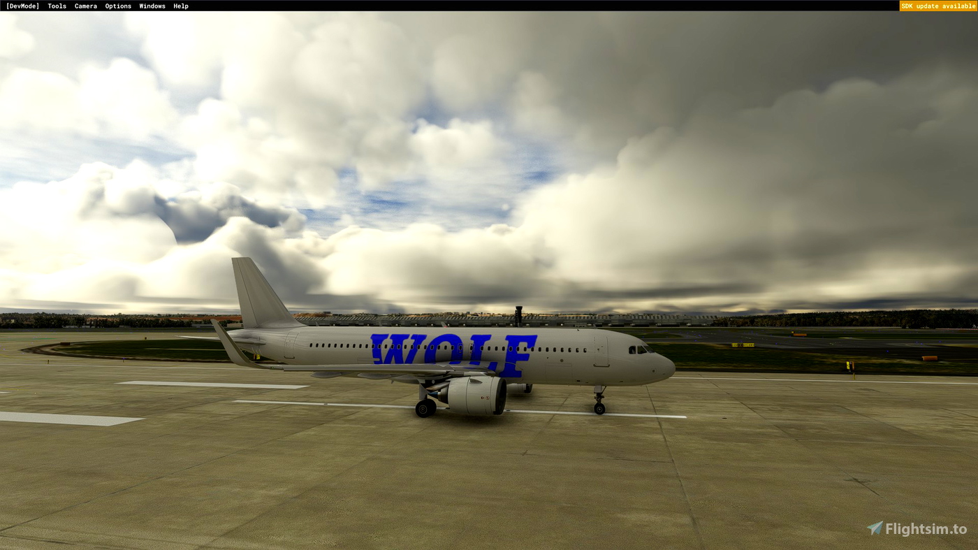 Wolf asobo a320neo für Microsoft Flight Simulator | MSFS